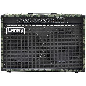 Jual Laney LX120RT 120W 2x12 Guitar Combo Amp (Black-Red-Camo)