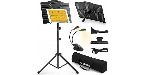 Jual Donner DMS 1 Portable Metal Music Stand with Carrying ...