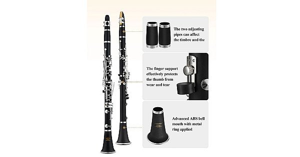 Jual Donner Eastar ECL 300 Clarinet for Beginner Students ...