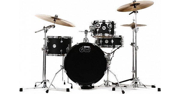 Jual DW Design Mini Pro 18" 4pc Drum kit, Black Satin ...