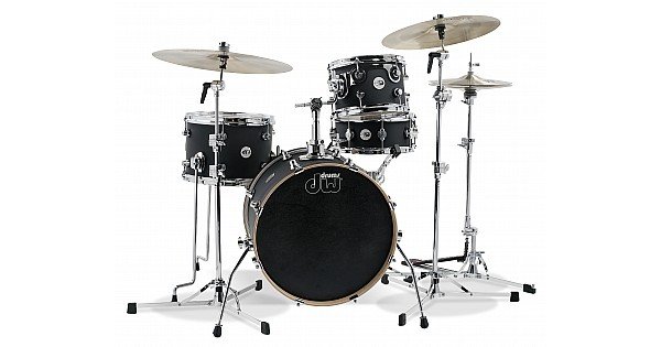 Jual DW Design Mini Pro 18" 4pc Drum kit, Black Satin ...