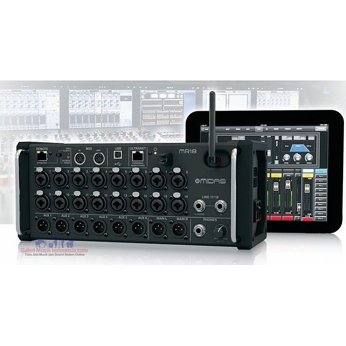 Jual Midas MR18 Tablet-controlled Digital Mixer