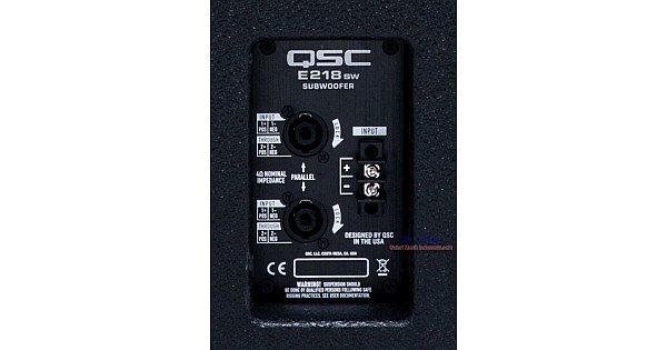 Jual QSC E218SW Dual 18 Inch Passive Subwoofer - FREE Ongkir